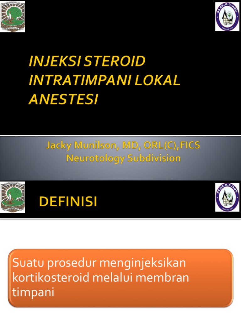 Injeksi Intratimpani | PDF