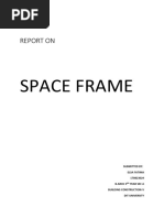 Space Frame | PDF | Framing (Construction) | Structural Engineering