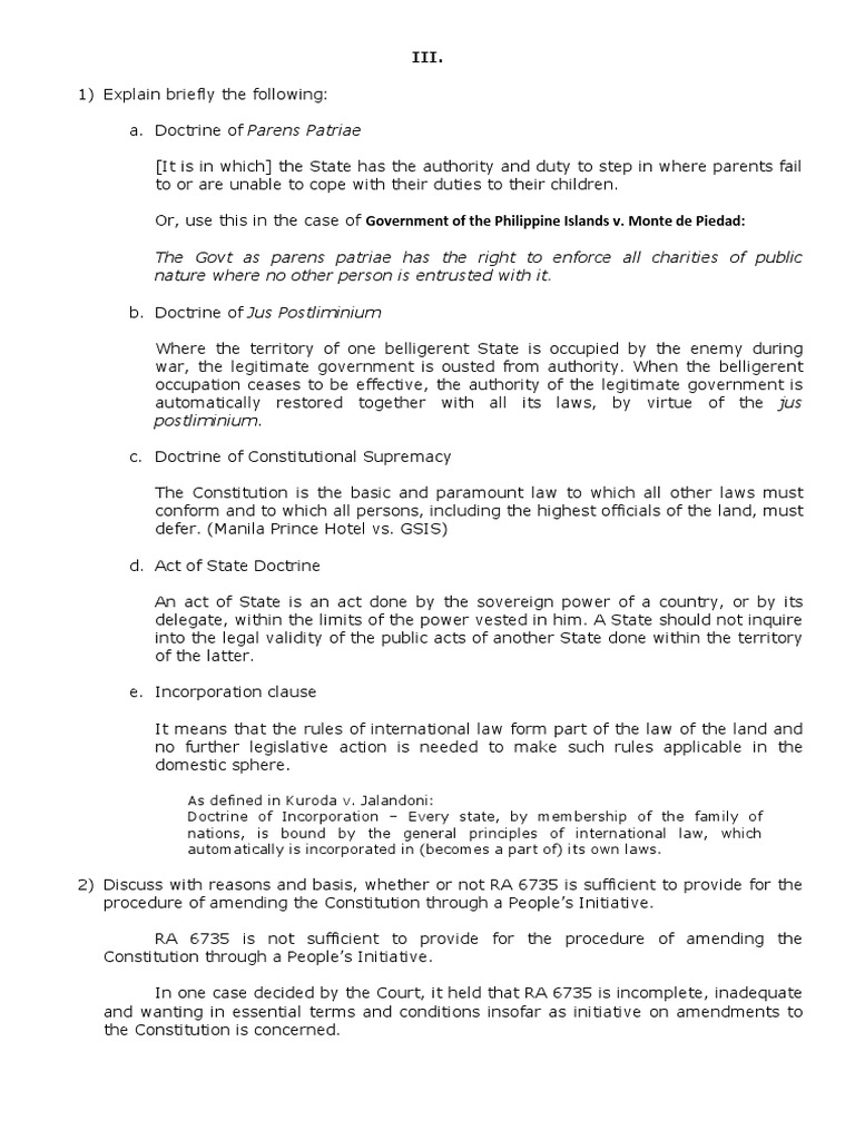 The Govt As Parens Patriae Has The Right To Enforce All Charities of ...