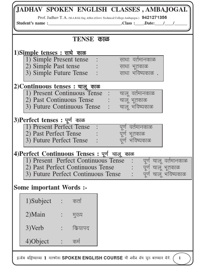 English Grammar | PDF | Grammatical Tense | Perfect (Grammar)