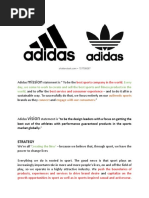 Adidas Mission, Vision, and Values | PDF