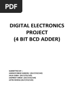 Decimal To BCD Encoder | PDF | Binary Coded Decimal | Encodings