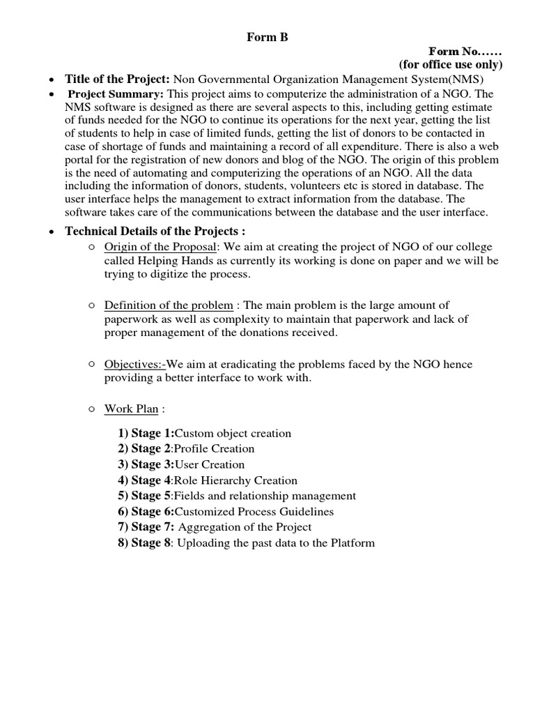 Ngo Management | PDF | Non Governmental Organization | Databases