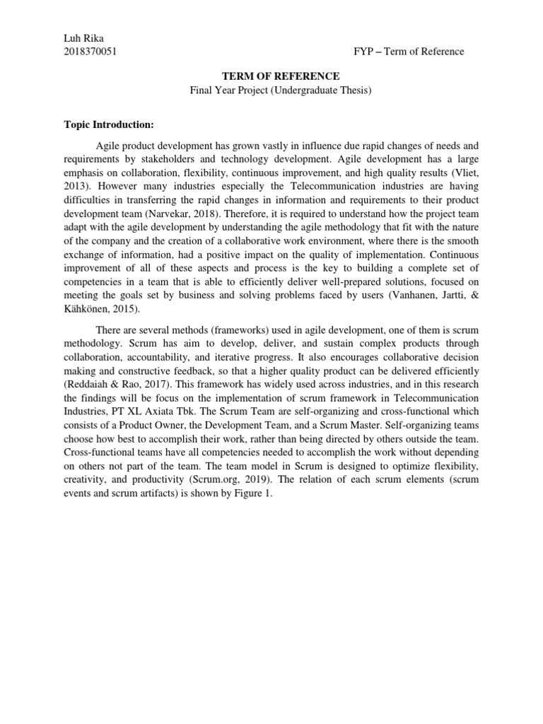 FYP - Project Scope | PDF | Scrum (Software Development) | Agile ...