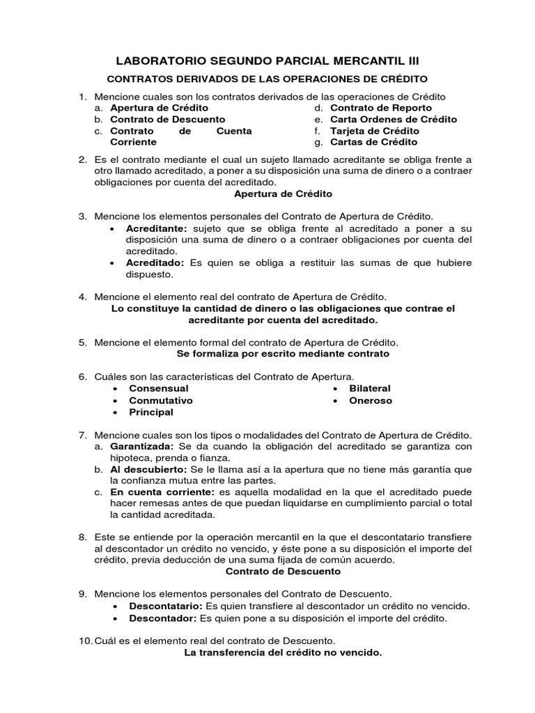 Laboratorio Segundo Parcial Mercantil III | PDF | Ley de fideicomiso | Reaseguro