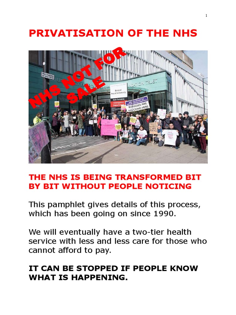 A History of NHS Privatisation | PDF | National Health Service ...