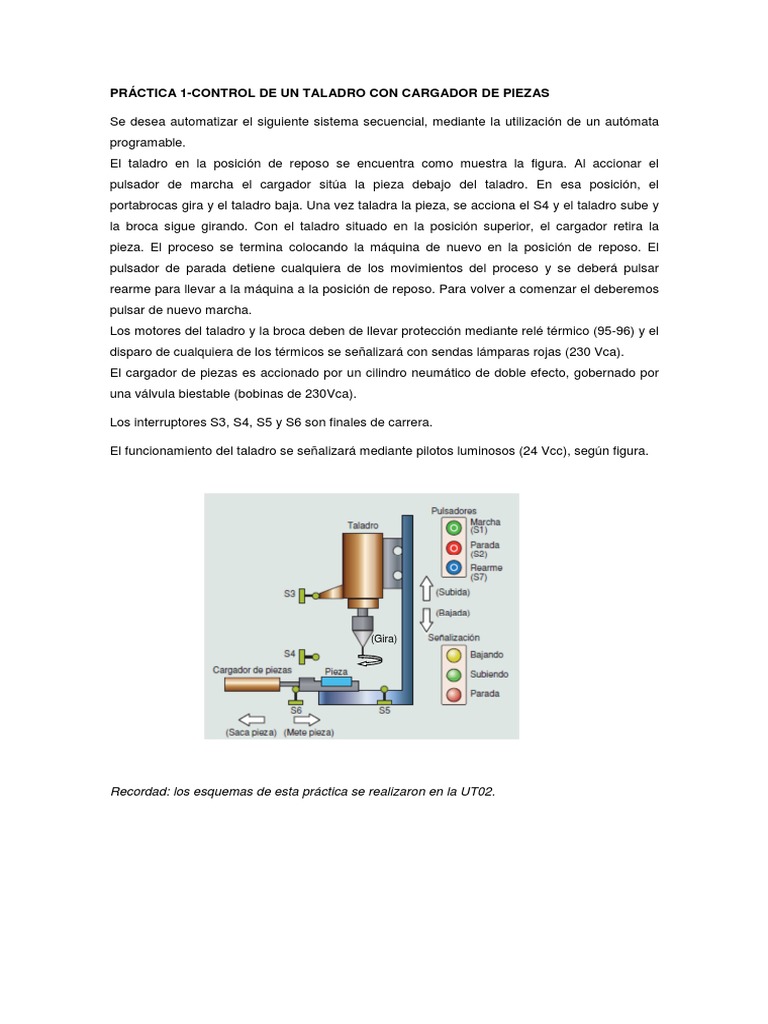 P1 Taladro Cargador Sol | Descargar gratis PDF | Perforar | Ingeniería ...