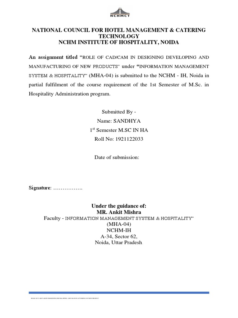 Cad&Cam Report | PDF | Computer Aided Design | 3 D Modeling