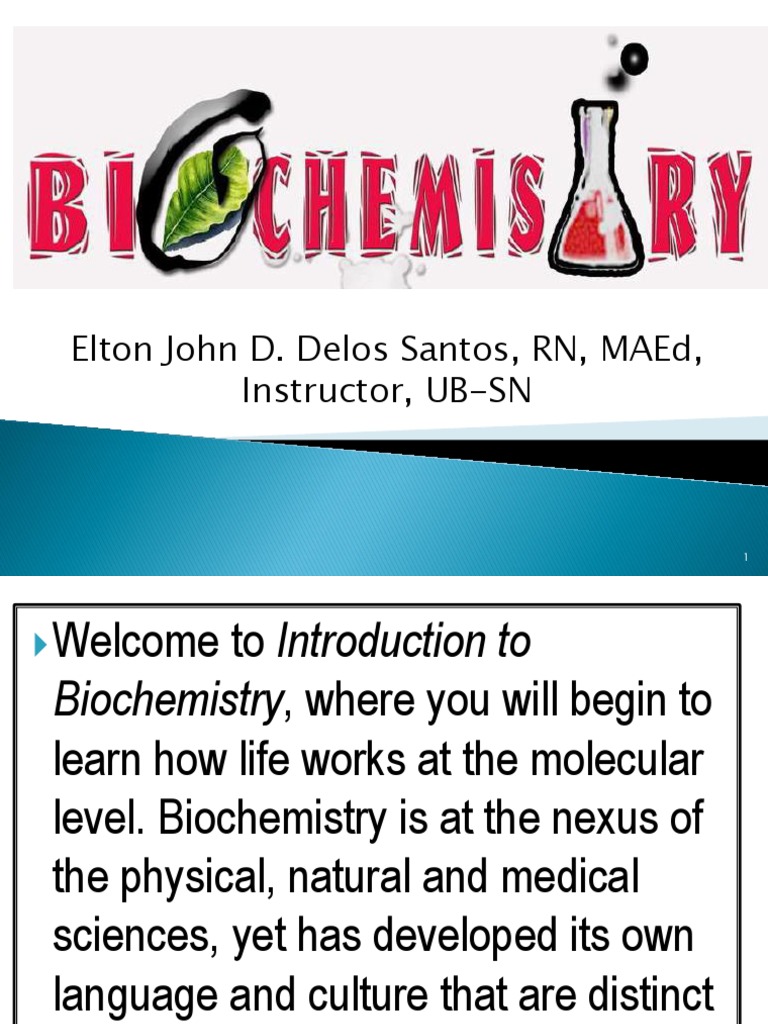 Biochem Introduction | PDF | Acid | Buffer Solution