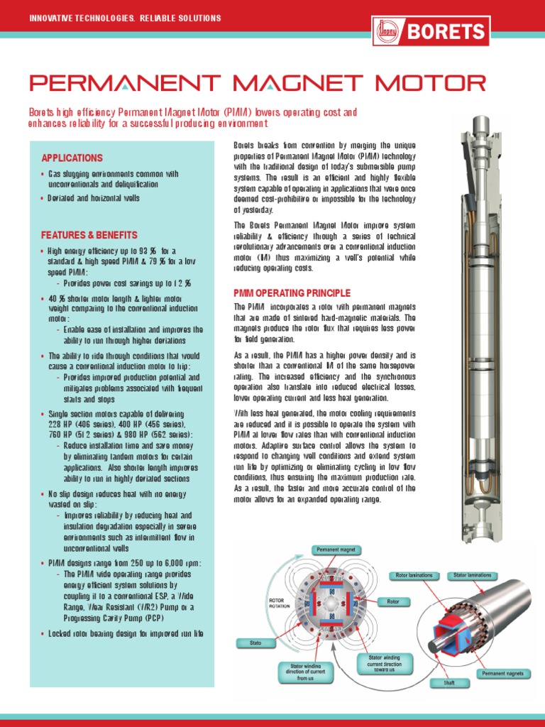 PMM OPERACIÓN | PDF | Electric Motor | Pump