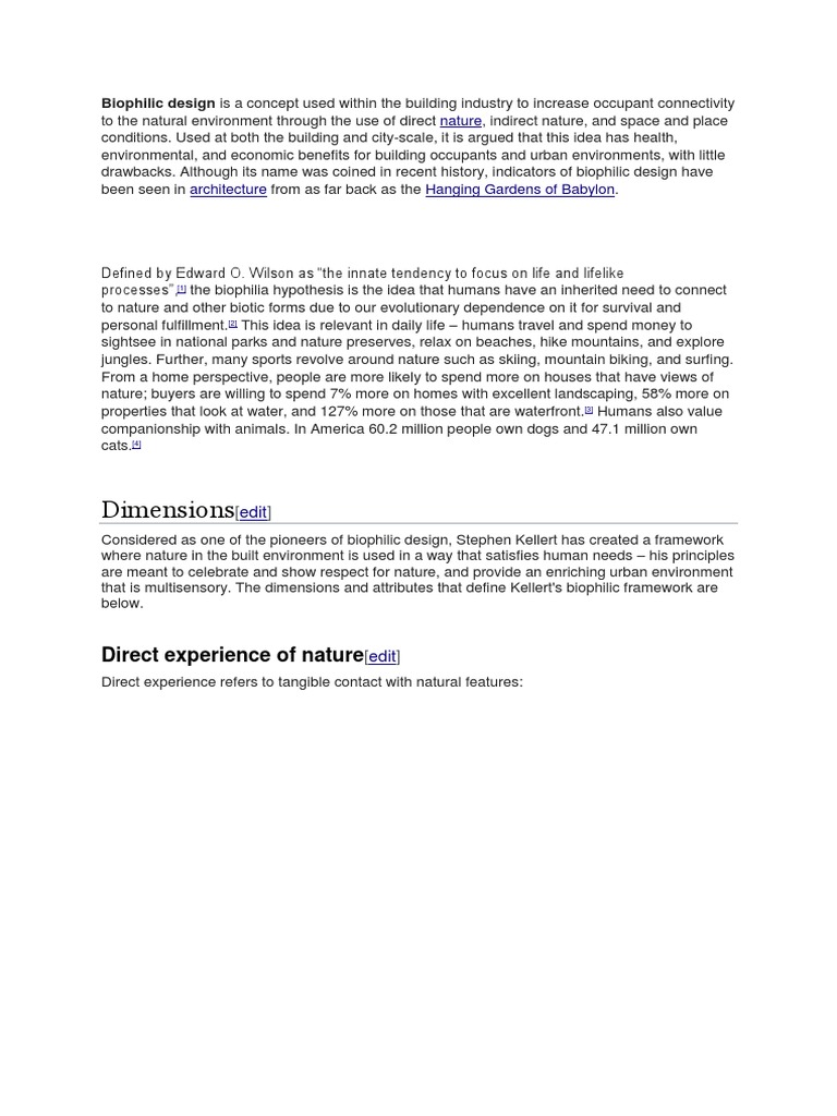 Dimensions: Direct Experience of Nature | PDF | Nature | Natural ...