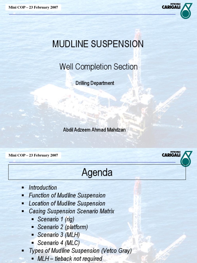Mudline Suspension PDF | PDF | Casing (Borehole) | Geotechnical Engineering