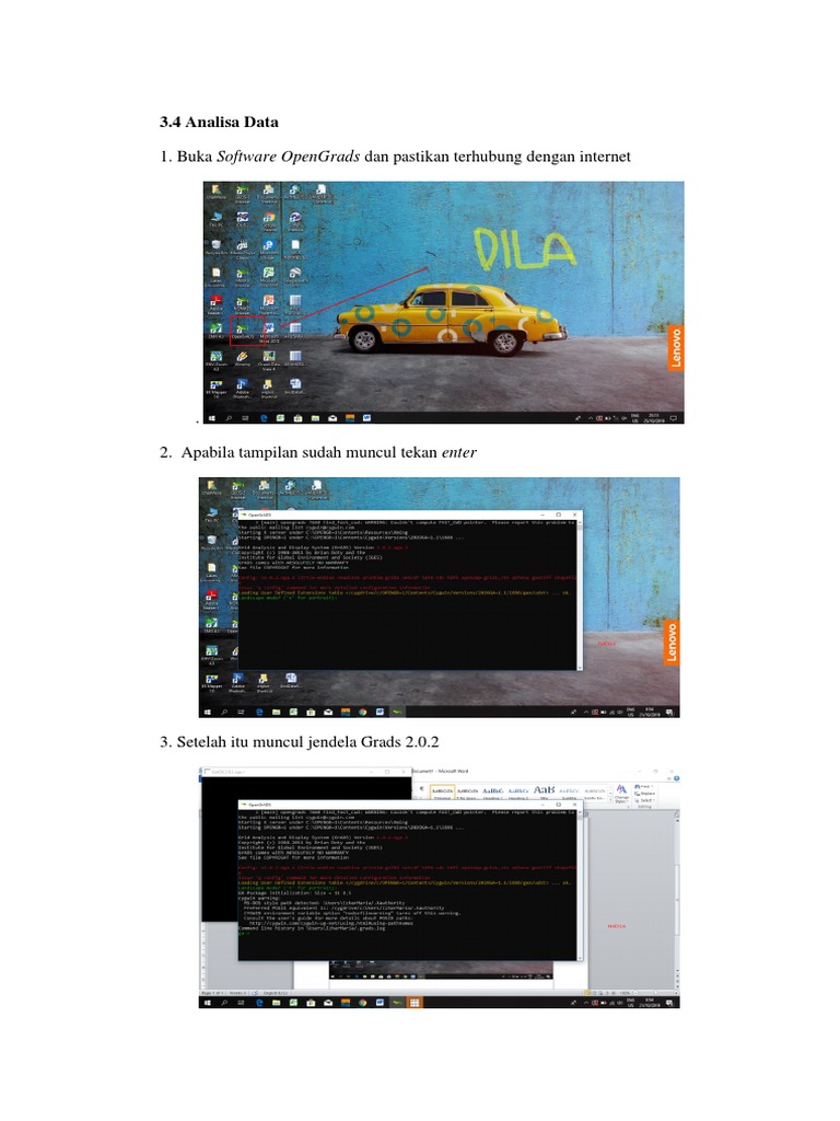 Buka Software Opengrads Dan Pastikan Terhubung Dengan Internet | PDF