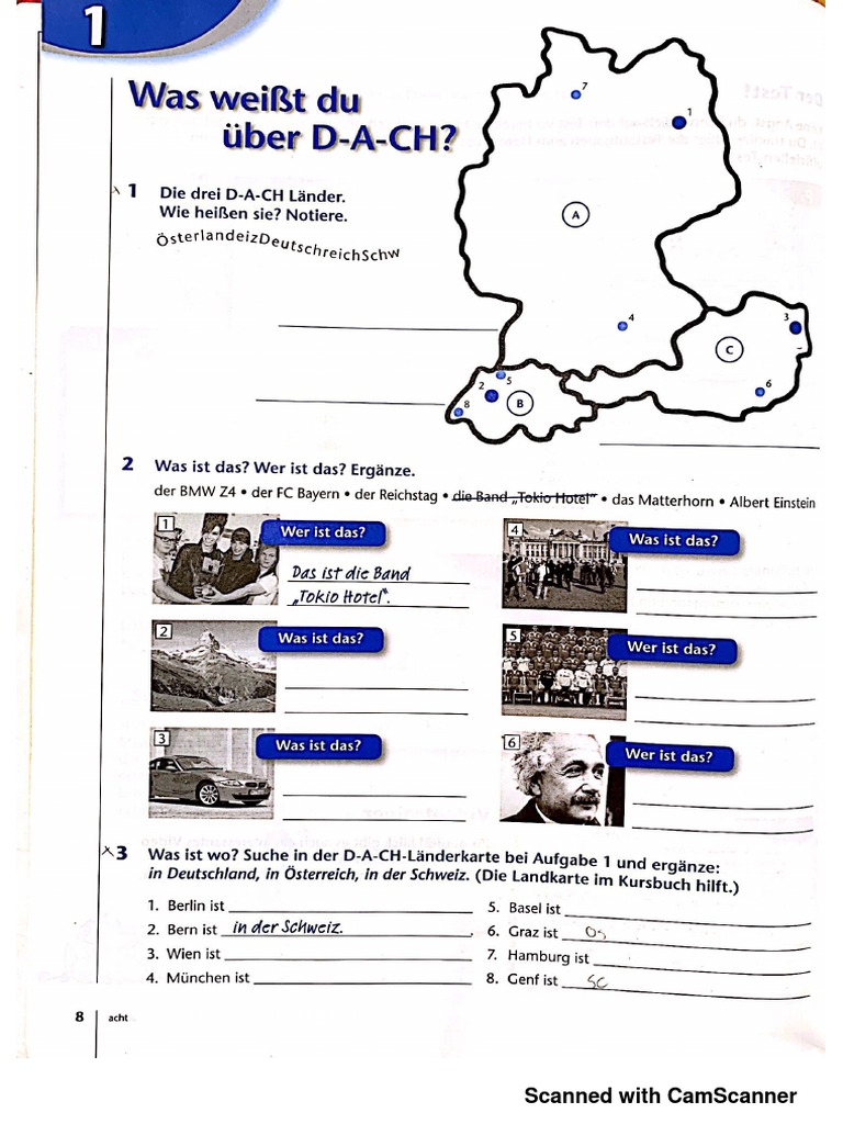 Lektion 1 Genial Klick A1 Arbeitsbuch | PDF