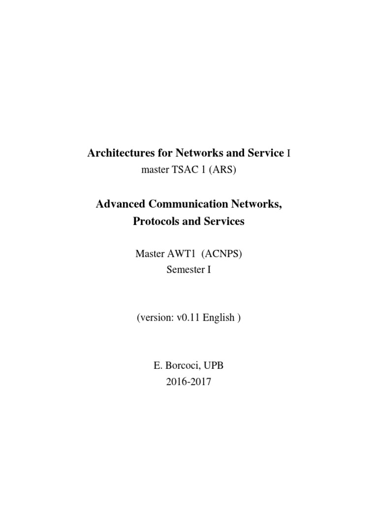 Ars Acnps PDF | PDF | Session Initiation Protocol | Computer Network