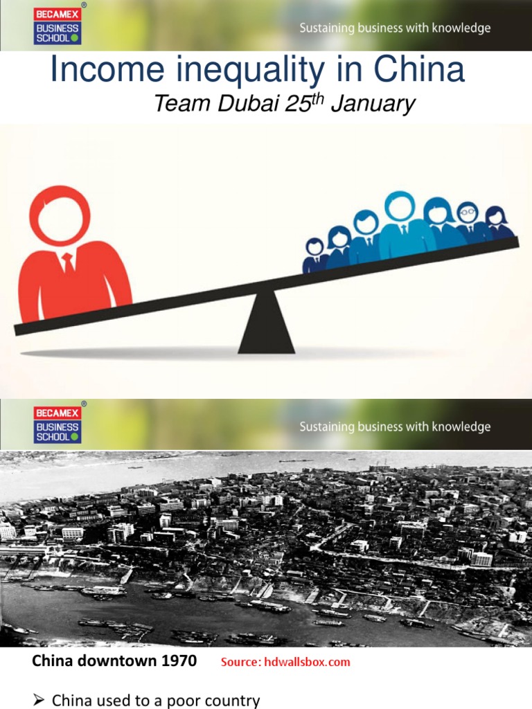 Income Inequality in China: Team Dubai 25 January | PDF | Gini ...