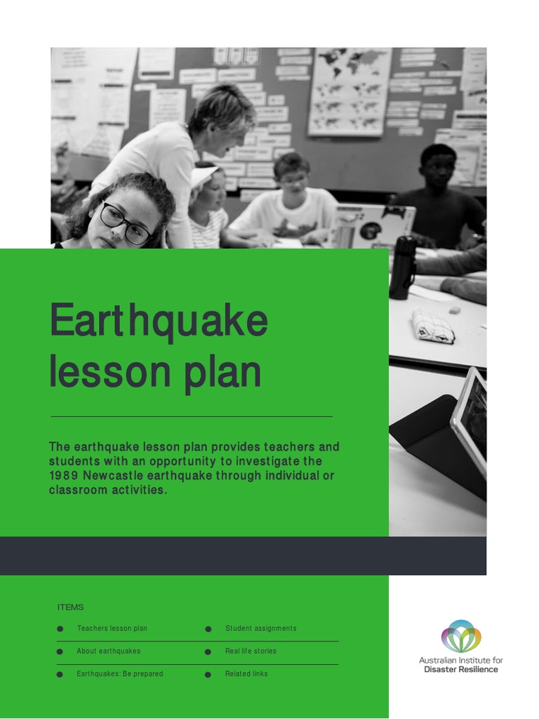 Earthquake Lesson Plan | PDF | Earthquakes | Seismology