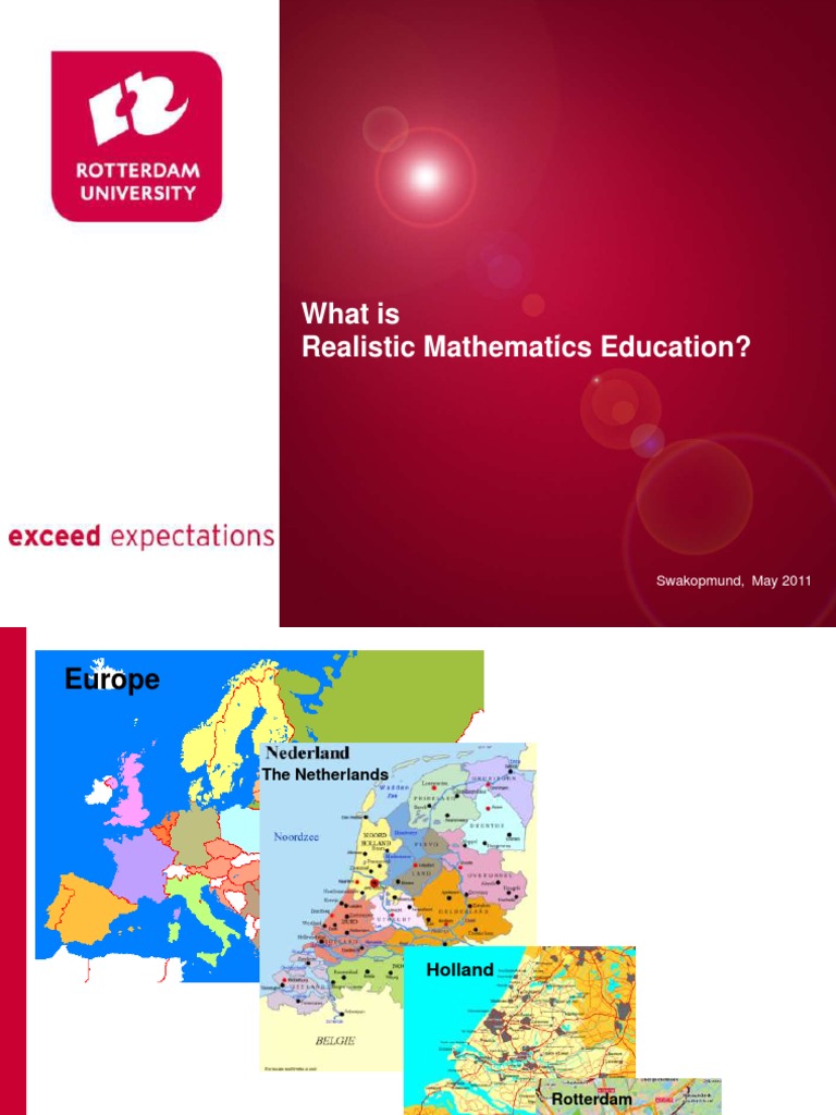 Presentatie Titel: What Is Realistic Mathematics Education? | PDF ...