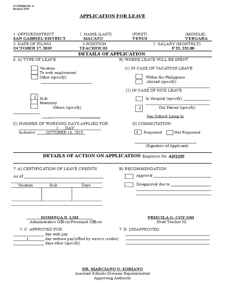 Form 6 | PDF | Labor | Government