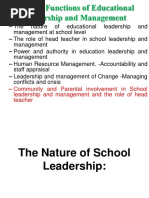 Roles of The Hod and Senior Teachers | PDF