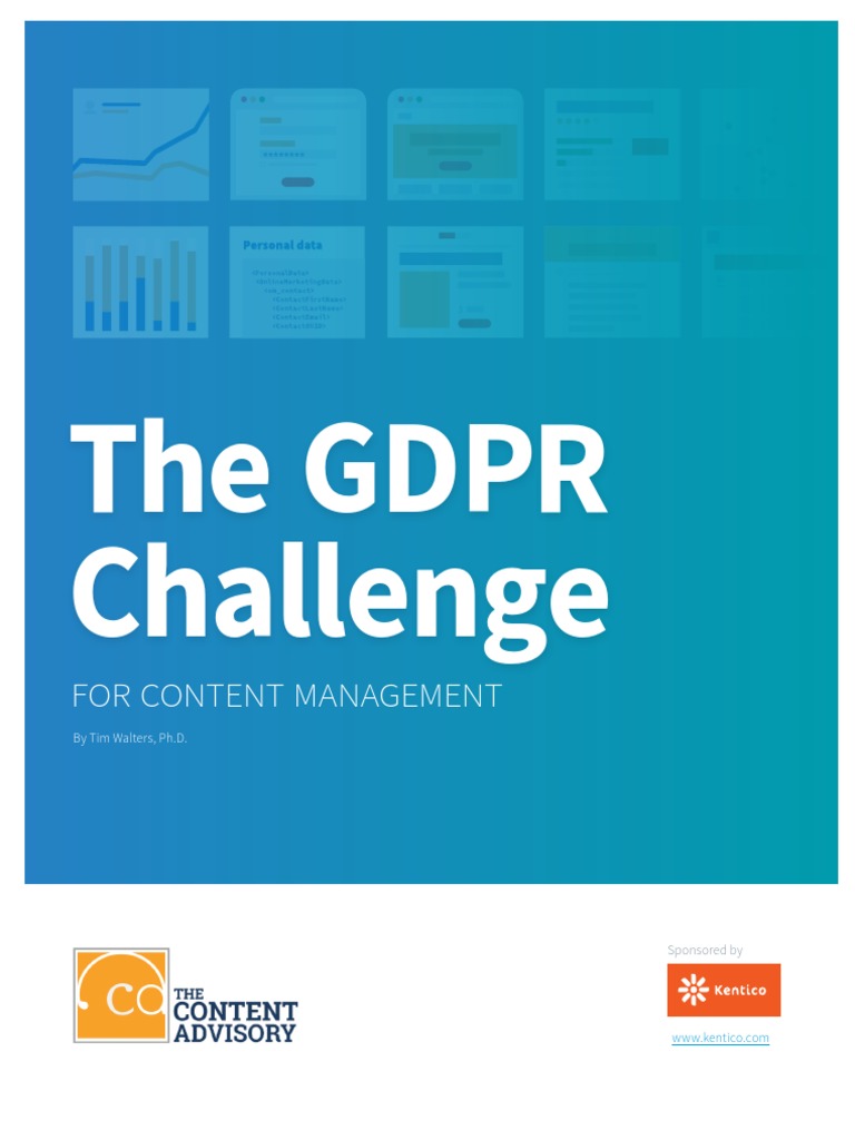The GDPR Challenge For Content Management | PDF | Personally ...