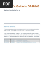 DA40 NG Comprehensive Checklist | PDF | Aircraft Flight Control System ...