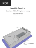 Fixed Solar Mounting Structure Drawing | PDF | Equipment