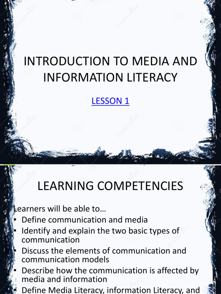 Introduction to Media Literacy Concepts | PDF