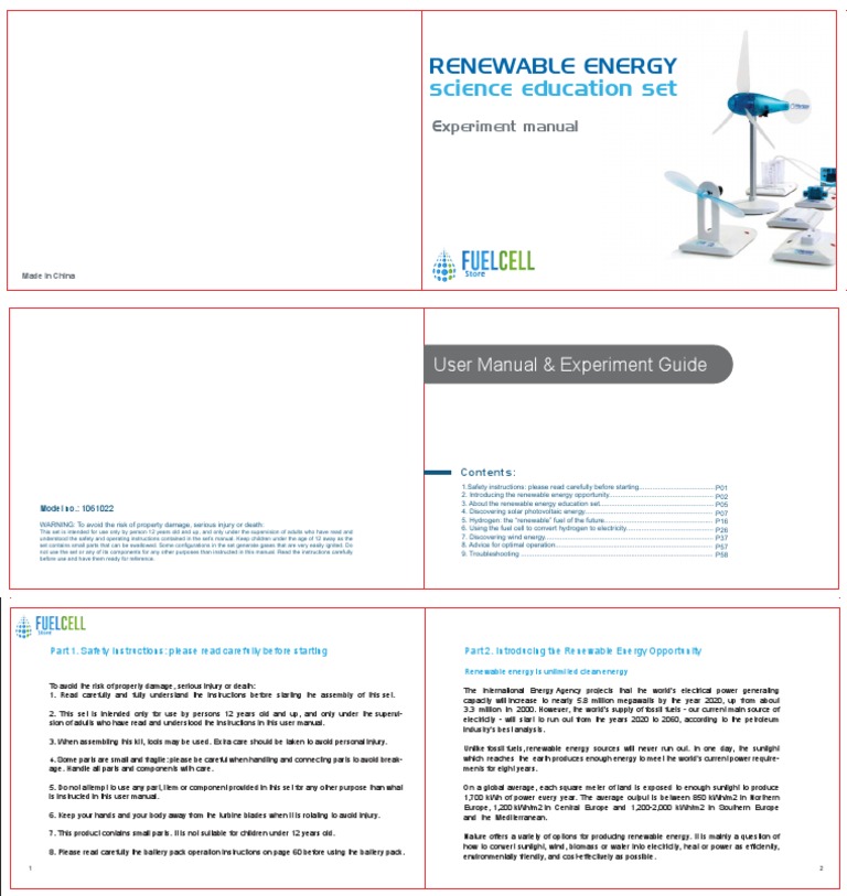 Kit Hydrogen | PDF | Fuel Cell | Renewable Energy