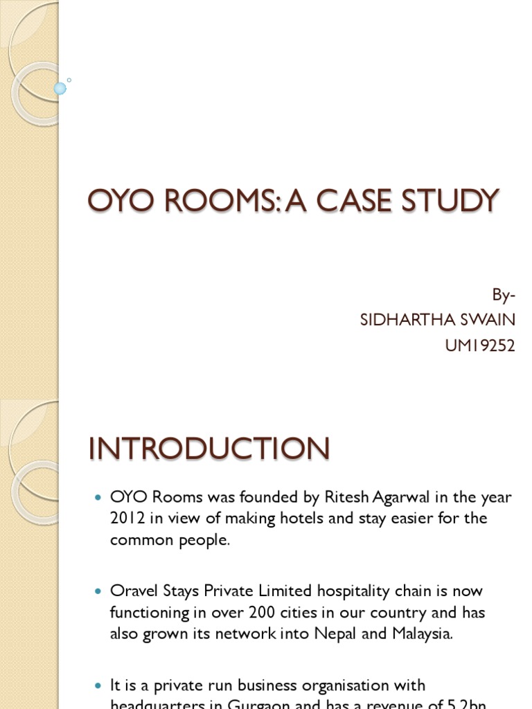Case Study (Oyo Rooms) - UM19252 | PDF | Social Media | Popular Culture & Media Studies