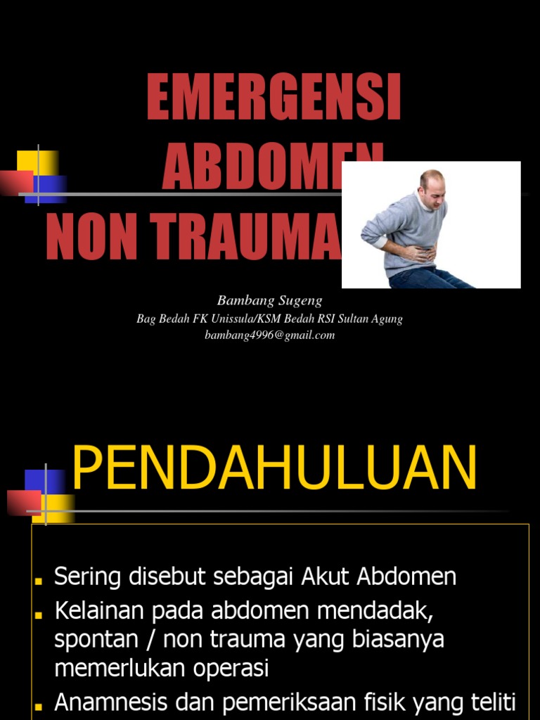 Akut Abdomen | PDF | Medical Specialties | Gastroenterology