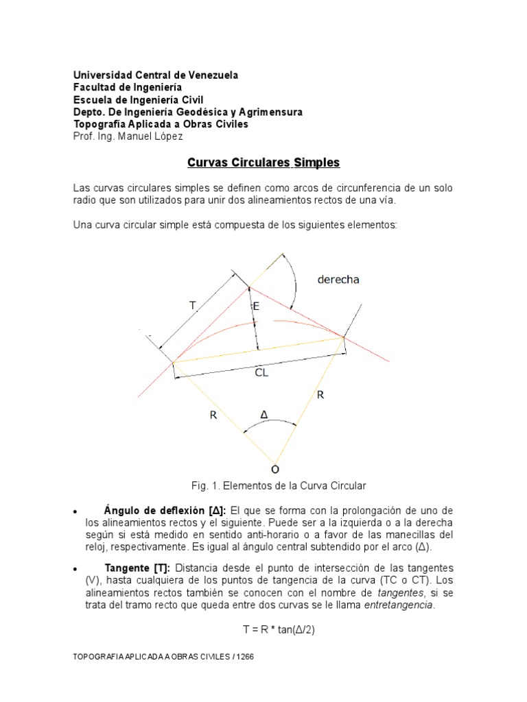 Guia7 Curva Hori Simple | PDF | Curva | Circulo