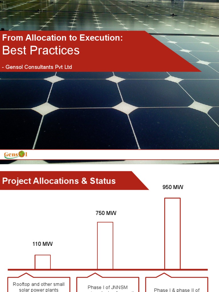 Best Practices: From Allocation To Execution | PDF | Solar Power ...