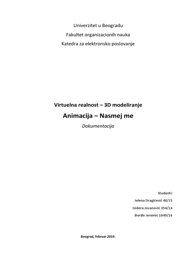 Blender Dokumentacija | PDF