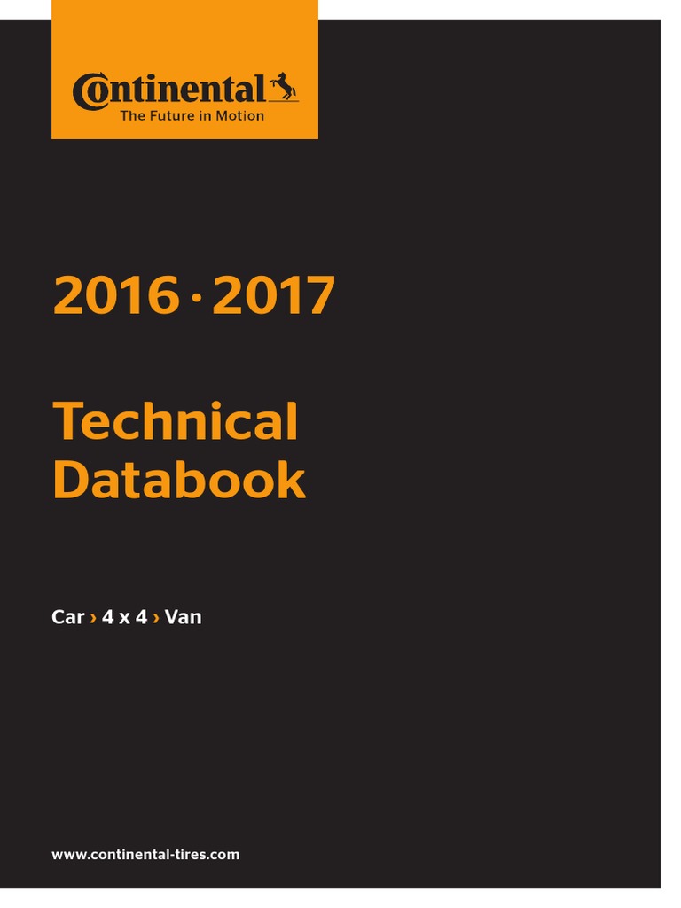 Technical Databook Data | PDF | Tire | Four Wheel Drive