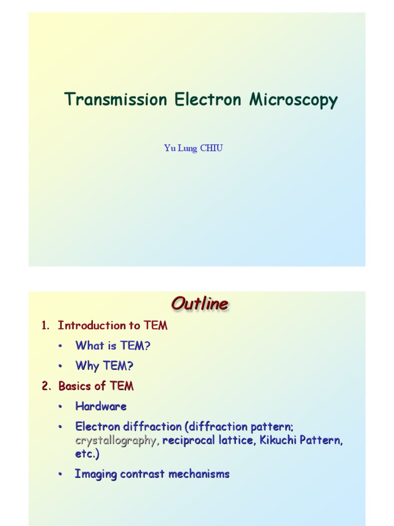 Transmission Electron Micros | PDF | Transmission Electron Microscopy ...