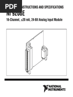 NI 9205 With DSUB Pinout - C Series Voltage Input Module Manual ...