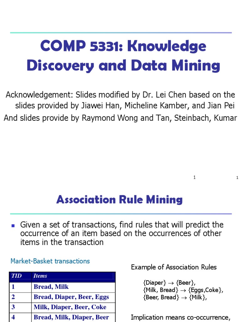 06 FPBasic | PDF | Information Retrieval | Algorithms