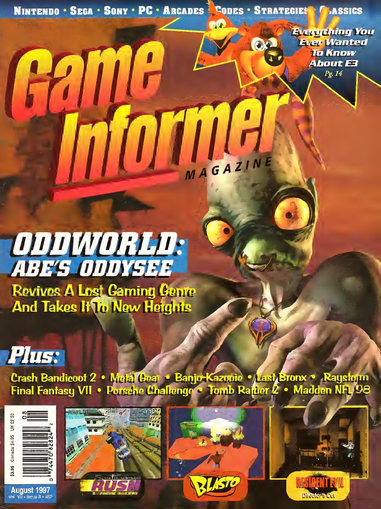 Game Informer Issue 052 August 1997 | PDF | Video Game Consoles | Gaming