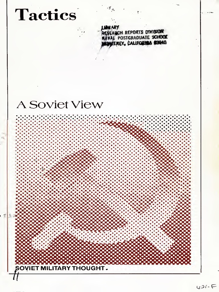 Taktika (Tactics: A Soviet View) by V.G Reznichenko | PDF | Chemical ...