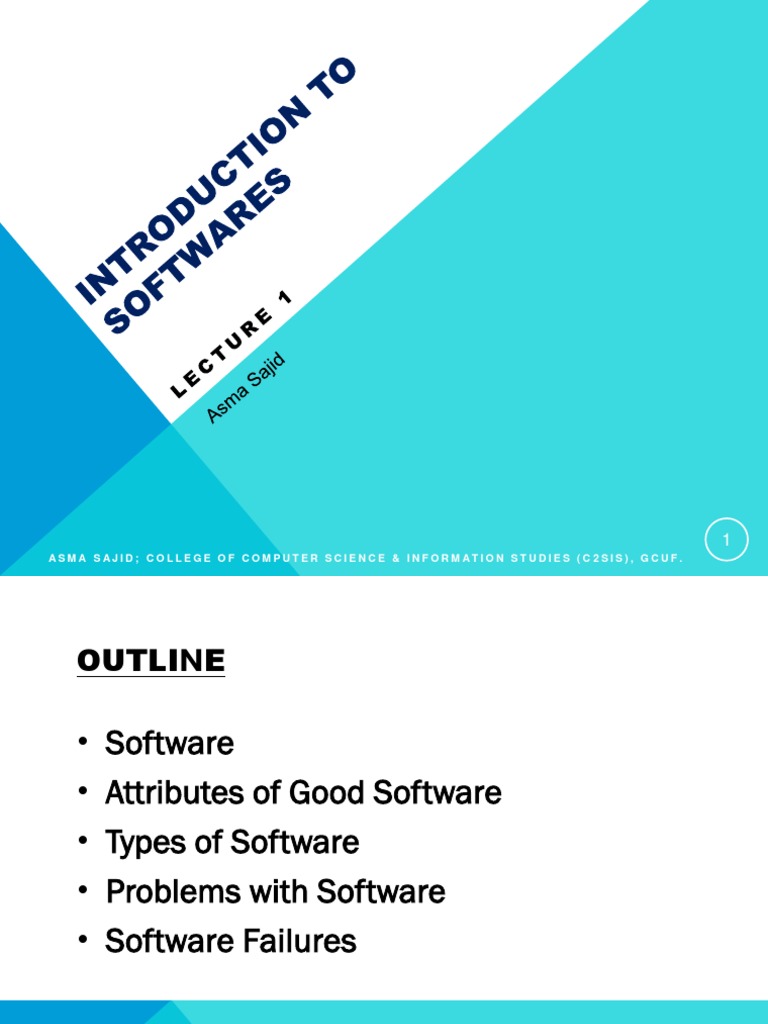 Lecture 1 Introduction To Se Engg Pdf Software Development Software