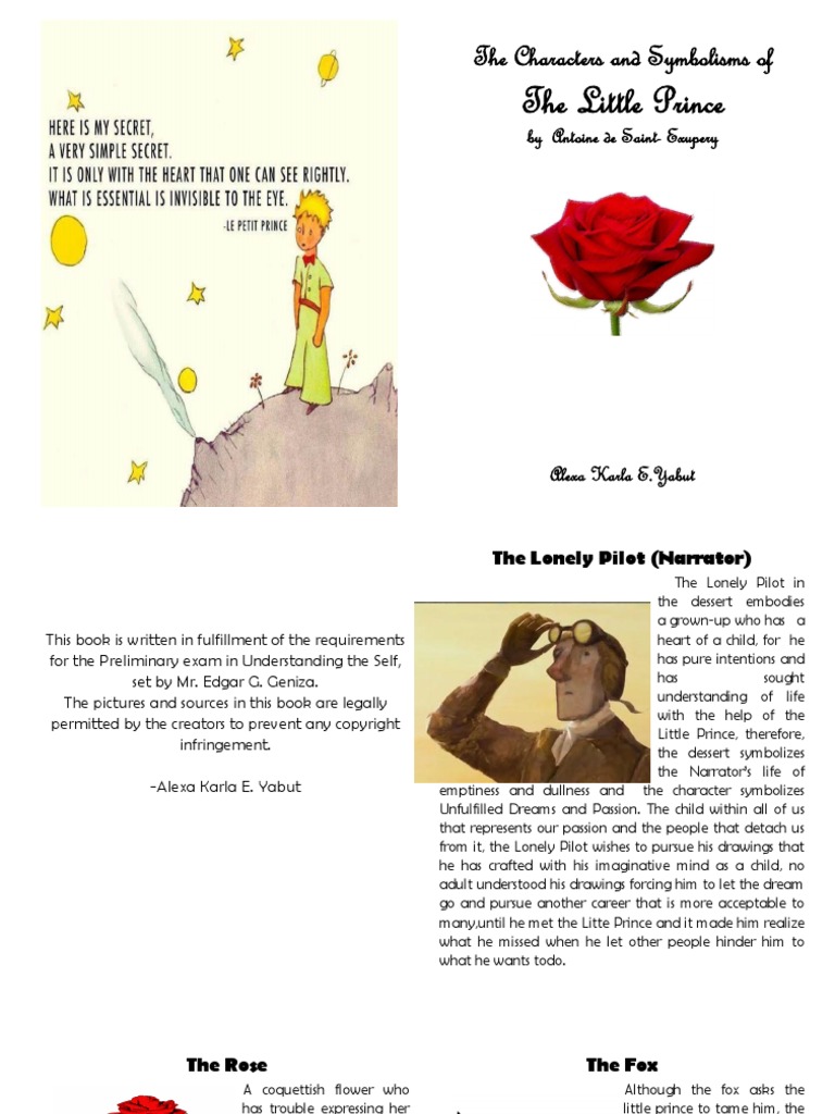 The Characters and Symbolisms of | PDF | The Little Prince