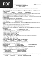 Grade 7 Science Examination Second Quarter | PDF | Plants | Reproduction