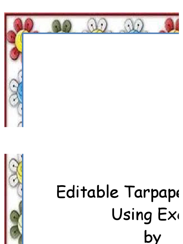 Daily Tarpapel Format Using Excel | PDF