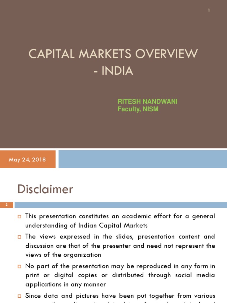 Capital Markets Overview | PDF | Financial Markets | American ...