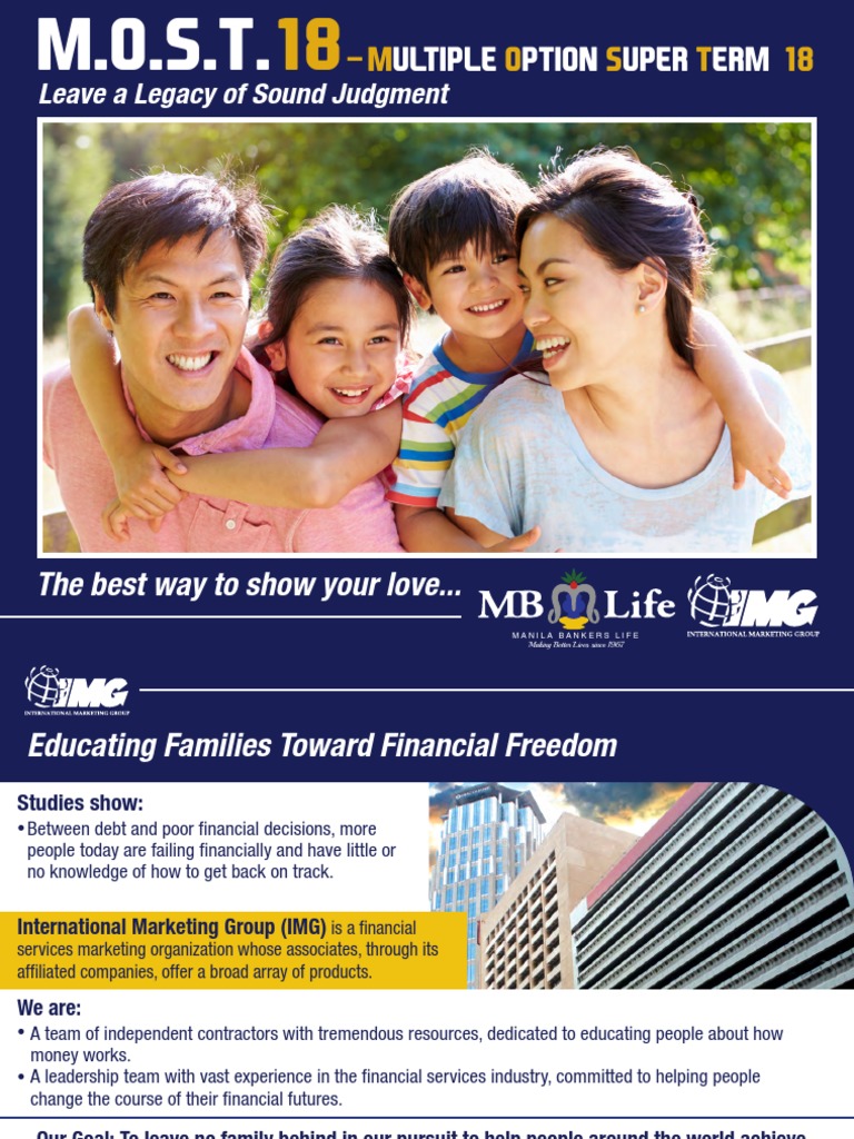 MOST 18 Brochure 2018 | PDF | Life Insurance | Insurance