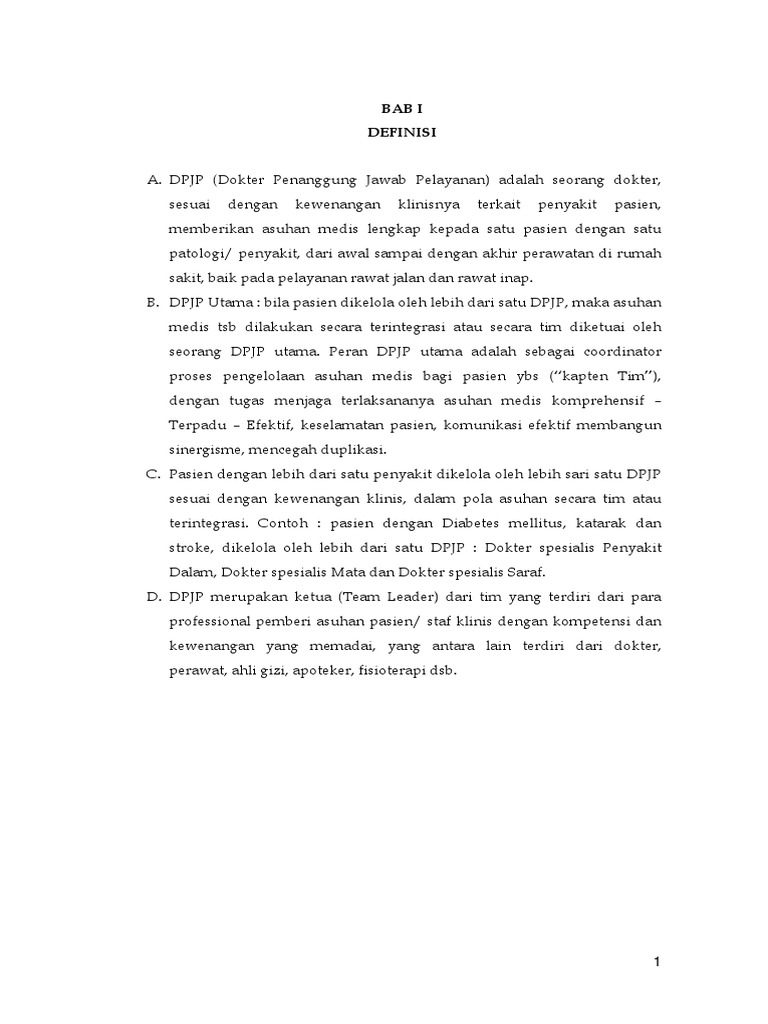 Panduan DPJP | PDF
