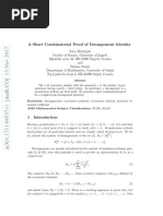 Combinatorial Proof of Derangement Identity | PDF | Permutation ...