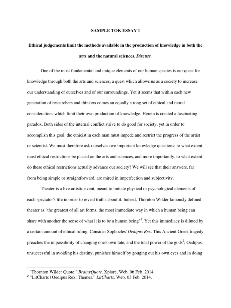 TOK Presentation Sample | PDF | Embryonic Stem Cell | Hiv