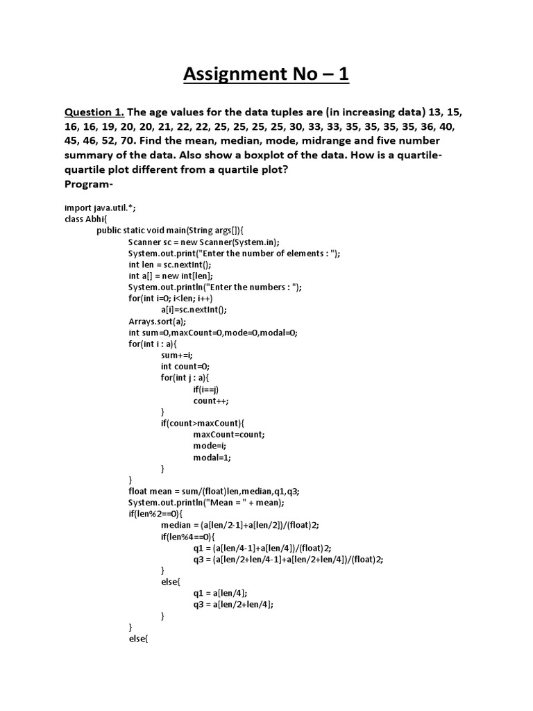 Assignment No - 1 | PDF | Artificial Neural Network | Mathematical Concepts